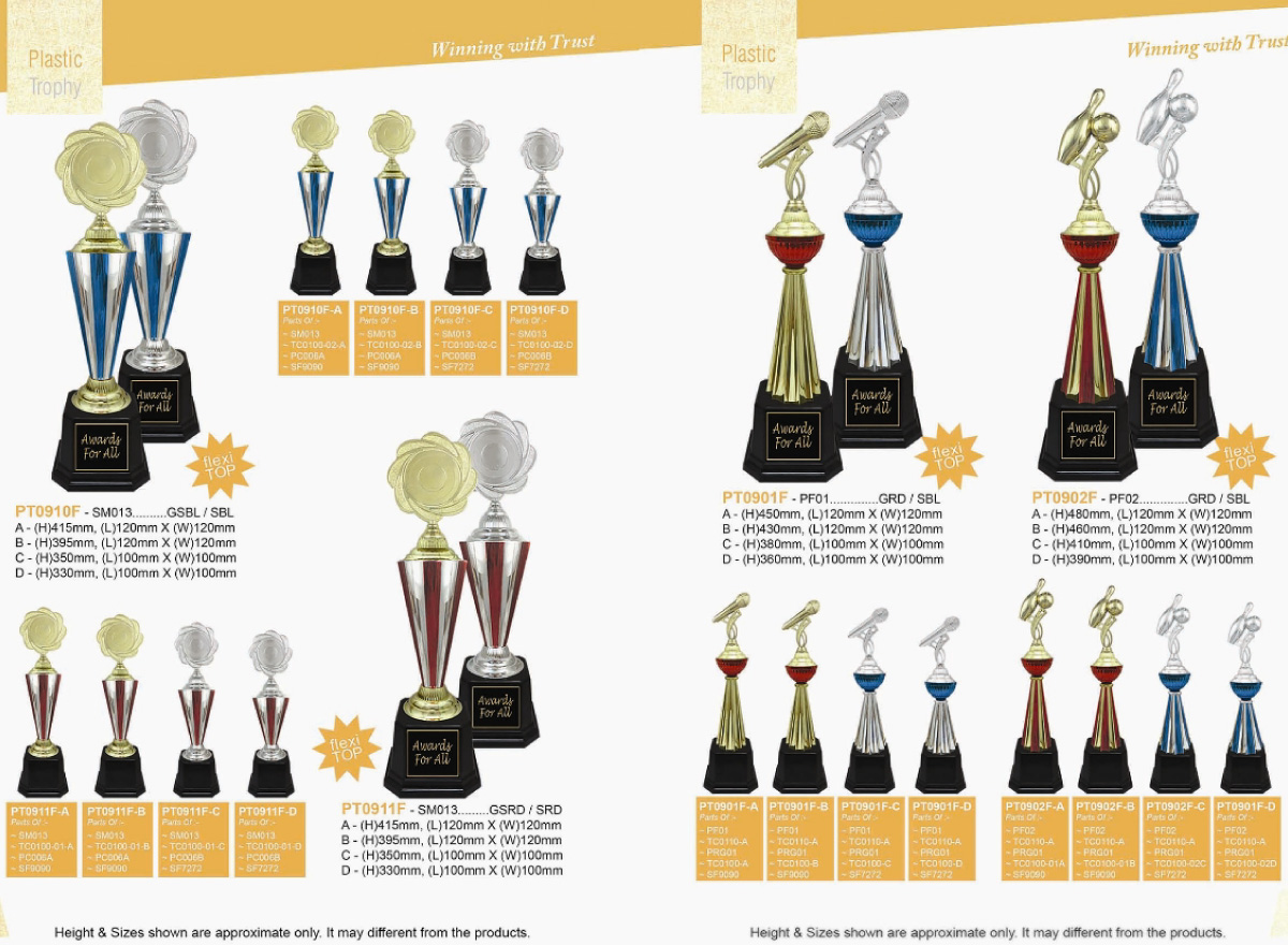 Plastic Trophy | Home